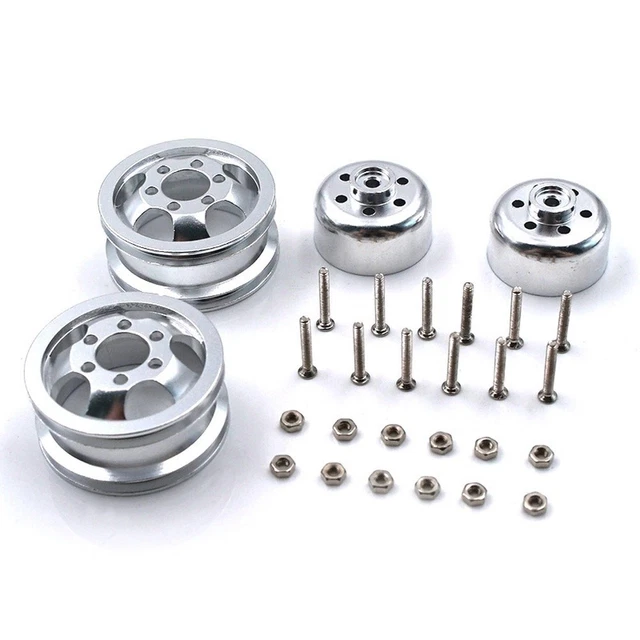 LIGHTWEIGHT 1 16 Scale Metal Wheel Hub Adapters for WPL RC Trucks 5mm ...