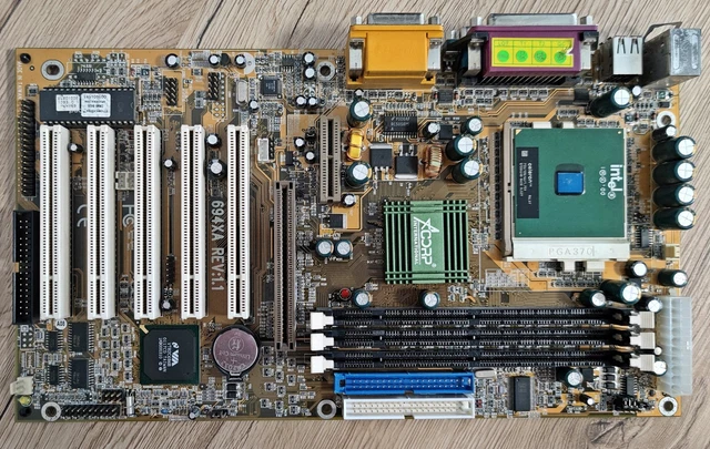 ACORP 694XA REV:1.1 Socket 370 SDRAM AGP Motherboard + Intel Celeron ...