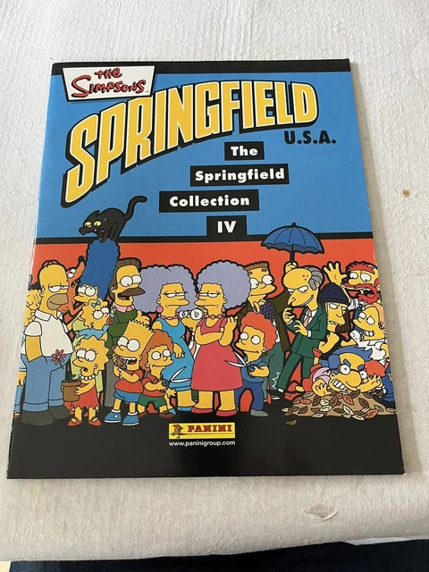 PANINI THE SIMPSONS Collection IV sticker Album Complete All Stickers £ ...