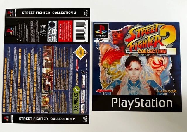 STREET FIGHTER COLLECTION 2 - PlayStation PS1 Inlay Covers Front Back £5.99 - PicClick UK