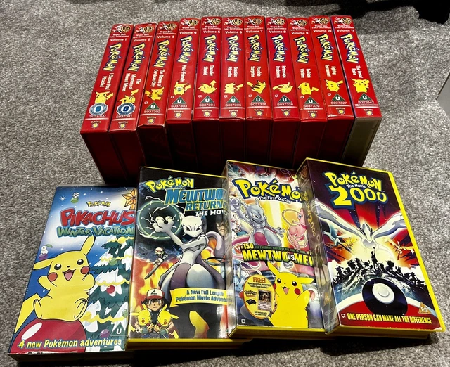 POKEMON TCG VHS Video Tape Collection X 15 / D The First Movie ...