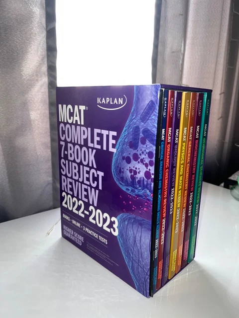 MCAT COMPLETE 7-BOOK Subject Review 2022-2023, Set Includes Books ...