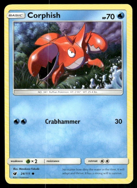 POKÉMON TCG POKÉMON Corphish Corphish Common Regular £1.79 - PicClick UK