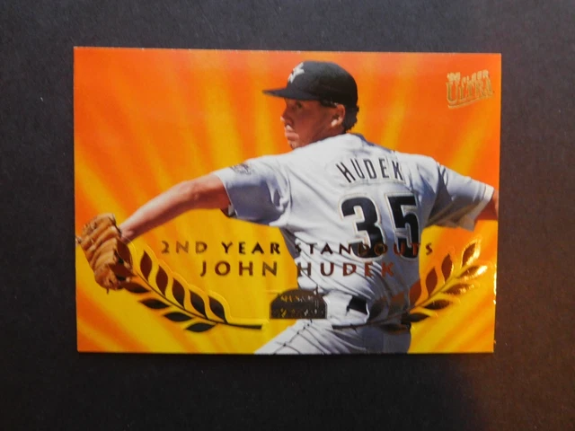 CARTE JOHN HUDEK Houston Astros 1995 Fleer Ultra « 2E Année ...