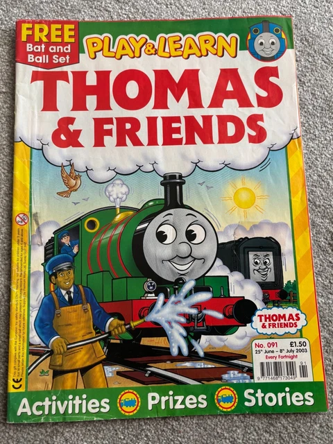 THOMAS THE TANK Engine & Friends Play & Learn Magazine Issue 91 July ...