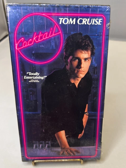 COCKTAIL VHS SEALED Slip Sleeve Tom Cruise Elisabeth Shue Touchstone ...