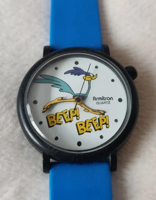 OROLOGIO LOONEY TUNES Road Runner Armitron Testato Funzionante Anni '90 ...