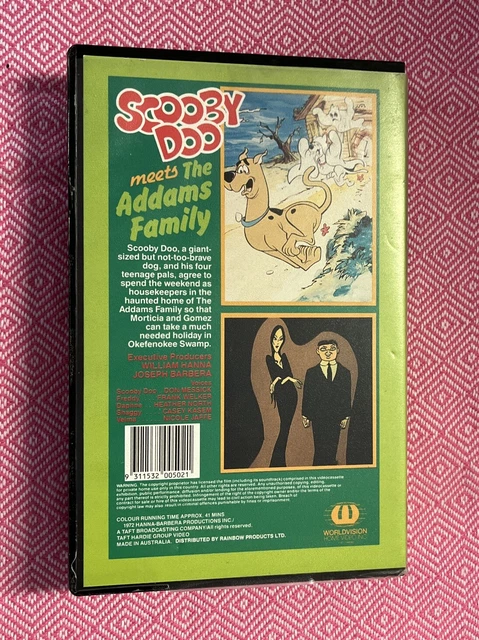 SCOOBY DOO - Scooby Doo Meets The Adams Family - *Rare* Vhs 1972 £2.59 ...
