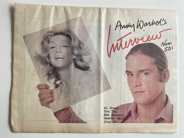 ANDY WARHOL’S INTERVIEW! Magazine November 1972 Joe Dallesandro/Silvia Miles £50.27 - PicClick UK
