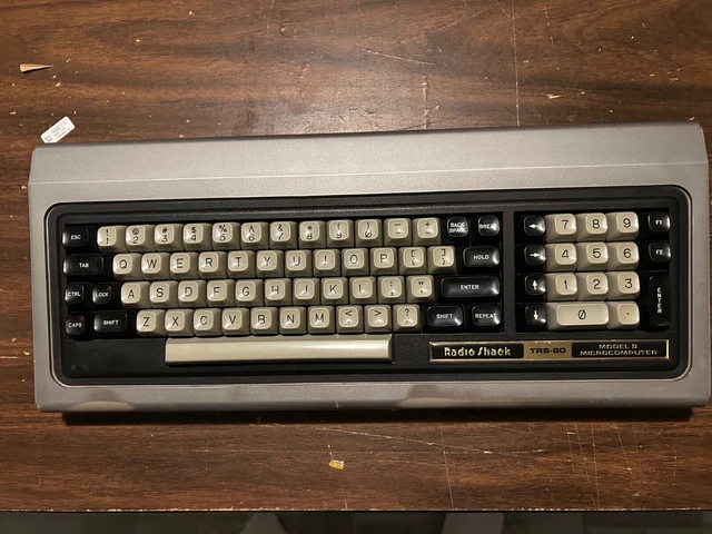 VINTAGE COMPUTER - Radio Shack TRS-80 Model II Microcomputer Keyboard ...