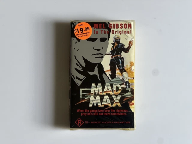 MAD MAX VHS R18+ Mel Gibson - Roadshow / Video Selection Soft Case ...