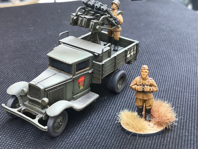 {COMMISSION} SOVIET GAZ Aa Quad Maxim Warlord Games Pro Painted Bolt ...