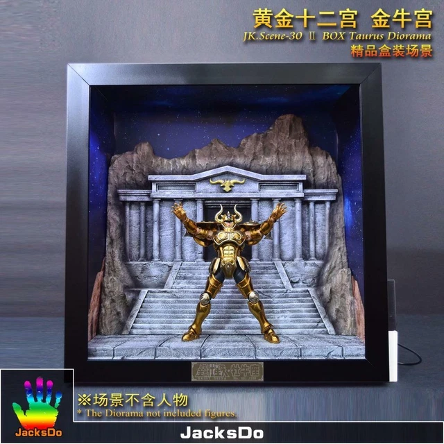 JACKSDO SAINT SEIYA Diorama Taurus Taureau Temple Vitrine Ver Limité ...