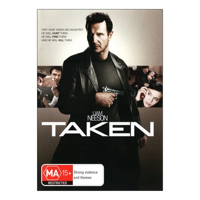 TAKEN DVD BRAND NEW Sealed Region 4 - Liam Neeson, Maggie Grace $12.45 ...