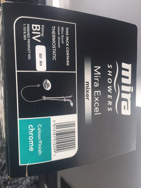 MIRA EXCEL THERMOSTATIC Mixer Shower Built-In Valve Chrome 4 Mode ...