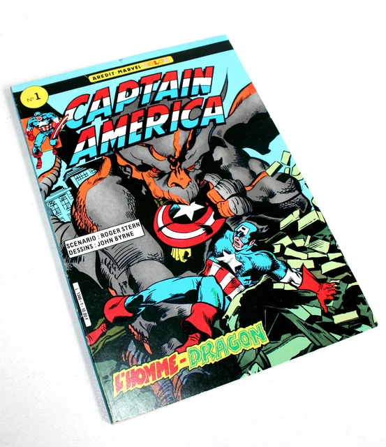 ALBUM CAPTAIN AMERICA N°1 L'homme Dragon 1984 Aredit Marvel, Comics ...
