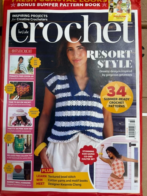 INSIDE CROCHET MAGAZINE #180 2025 Resort Style + Beach Hut style ...