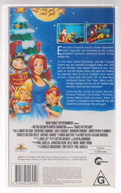 RARE VHS VIDEO Tape BABES IN TOYLAND Small Box Ex-Rental MGM Family £56 ... RARE VHS VIDEO Tape BABES IN TOYLAND Small Box Ex-Rental MGM Family £56 ...