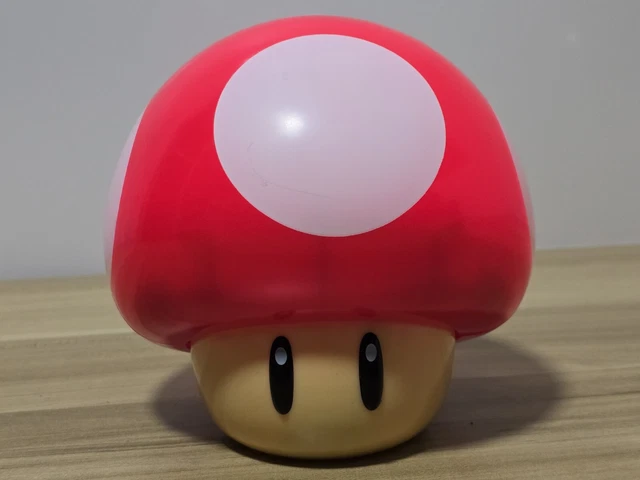 PALADONE SUPER MARIO Bros Lamp Toad Mushroom Head Push Light Up With ...