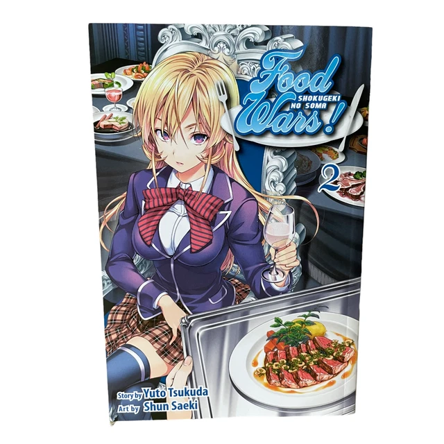 FOOD WARS! SHOKUGEKI No Soma Vol. 2 Manga by Yuto Tsukuda - VGC/English ...