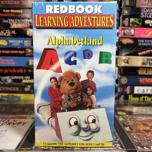 REDBOOK LEARNING ADVENTURES - Alphabetland 1994 VHS Tested Kids Ages 2 ...