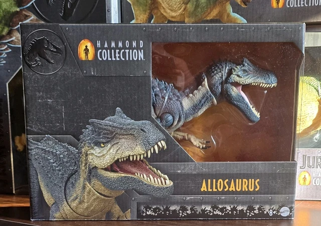 IN STOCK MATTEL Jurassic World Hammond Collection Allosaurus Action ...