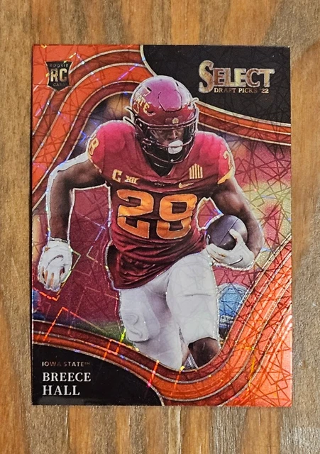 2022 PANINI SELECT Draft Picks Breece Hall NIVEAU CHAMP LAZER ROUGE ...