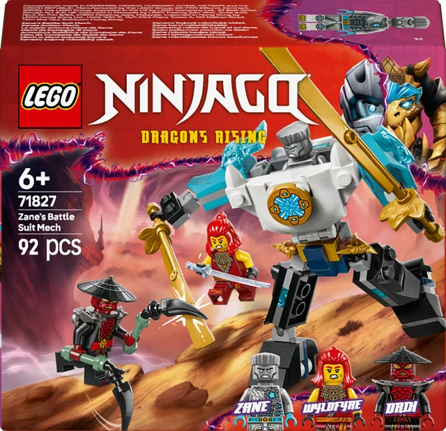 LEGO NINJAGO 71827 Mech de combat de Zane EUR 12,08 - PicClick FR