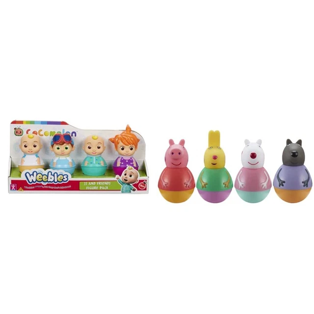 COCOMELON WEEBLES 4 Figure Pack & Friends Figure Pack, chunky moulded ...