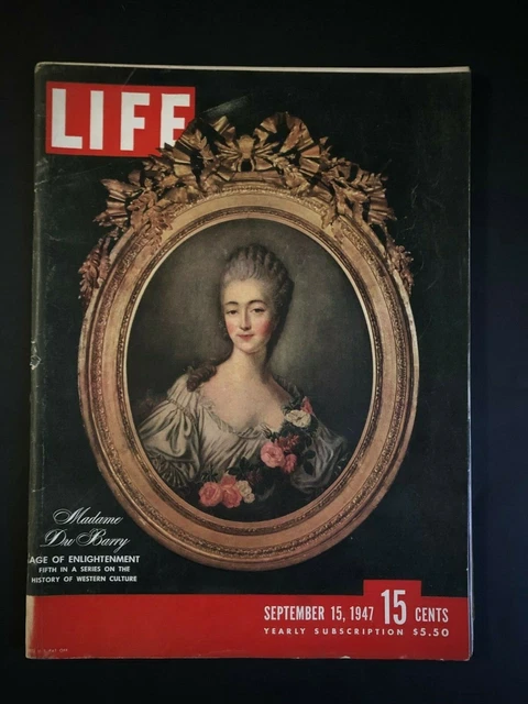 LIFE MAGAZINE SEPTEMBER 15 1947 Madame Du Barry £15.28 - PicClick UK