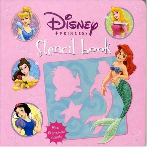 DISNEY PRINCESS STENCIL Board (Disney Stencil Board) £2.84 - PicClick UK
