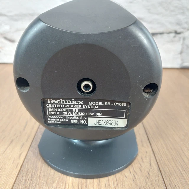 TECHNICS SB-C1080 CENTER Speaker System Black Home Cinema Audio £34.99 ...