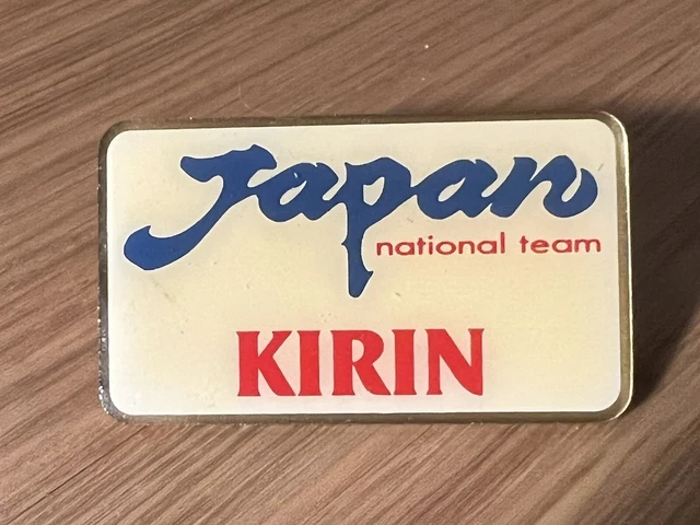 RARE FOOTBALL PIN Badge Japan National Team JFA Kirin Beer World Cup ...