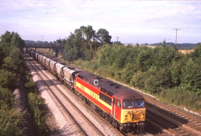 ORIGINAL 35MM BRITISH Railway B.r Slide - Class 56 56089 S Millford Jct ...