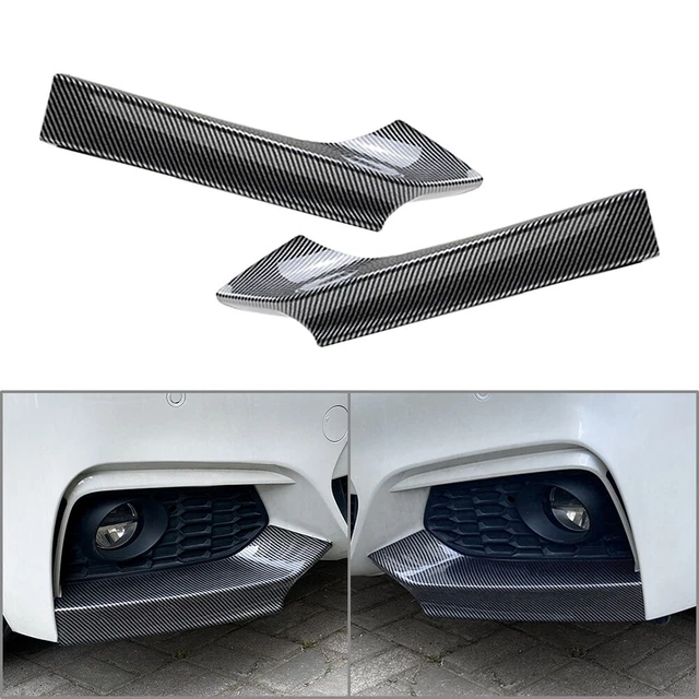 FRONT BUMPER SIDE Air Vent Splitter Lip For BMW 2 Series F22 F23 M ...