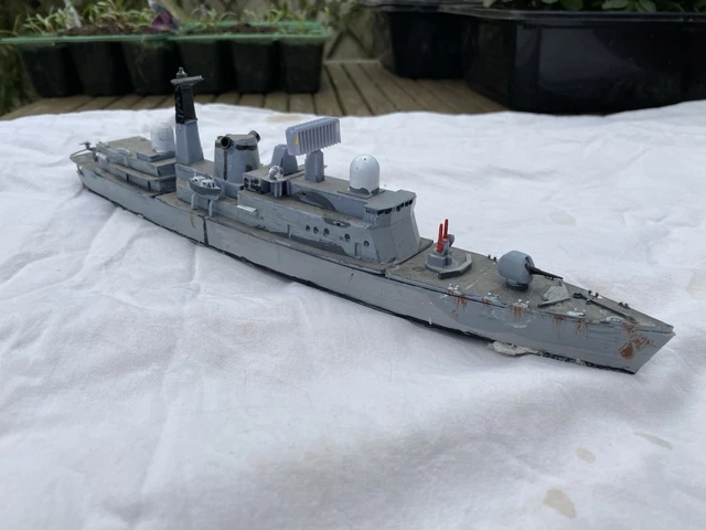 DORSET 3D PRINTED 1/350 scale HMS Sheffield (Type 42 Destroyer) model £ ...