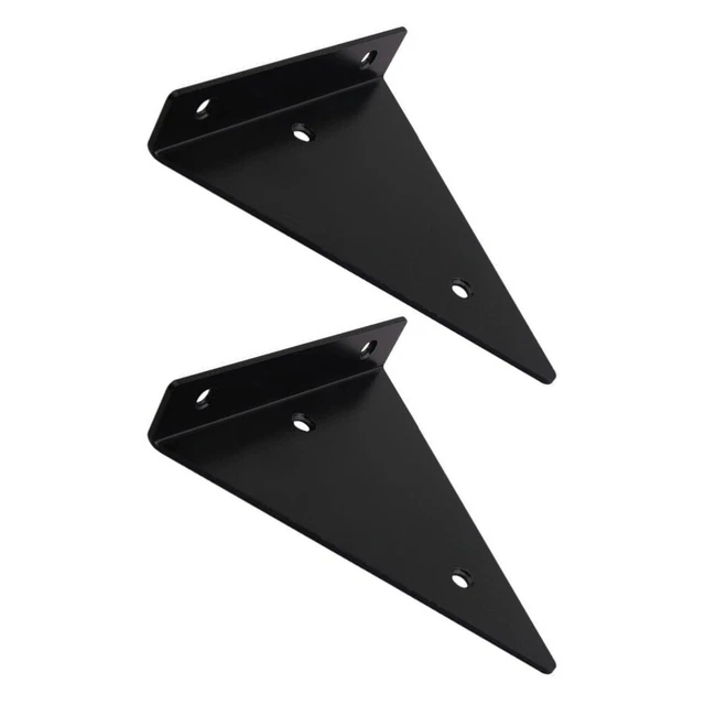 SUPPORTS D'ÉTAGÈRE TRIANGLE En Fer Etagere Metallique Forgé EUR 25,58 ...