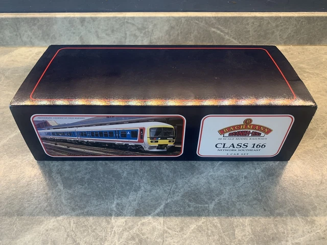 BACHMANN 31-025 OO Gauge CLASS 166 TURBO 3 CAR DMU 'NETWORK SOUTHEAST ...