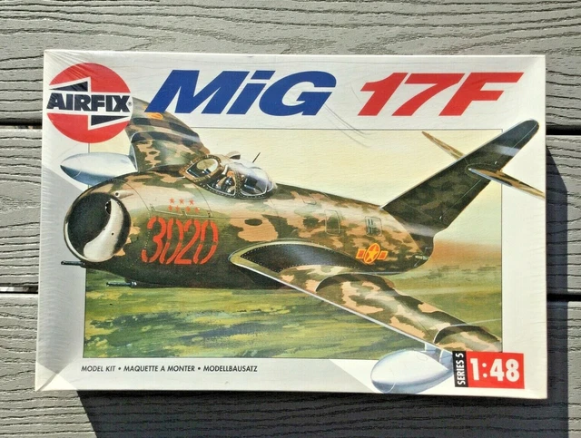 AIRFIX 1/48 RUSSIAN Mig 21F Fighter Jet Model Kit W/ 2 Sets Of Decals ...