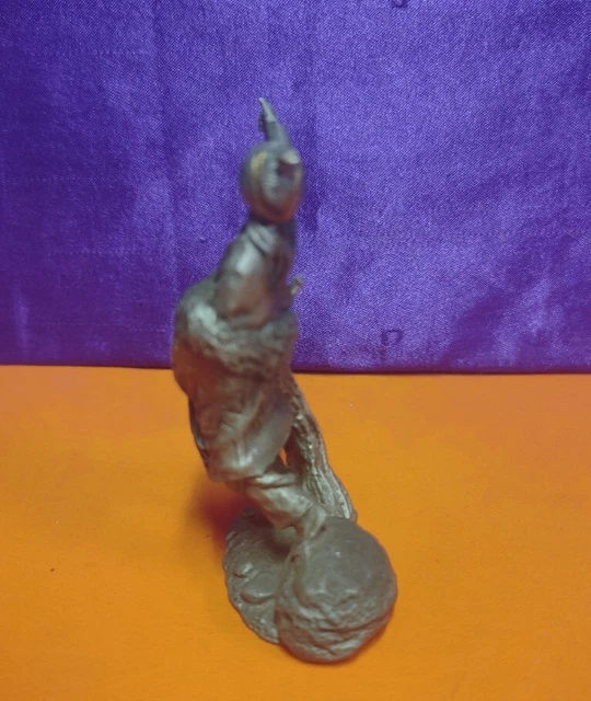 SEQUOYA BY JIM Ponter Fine Pewter Native American Statue 1992 Franklin ...