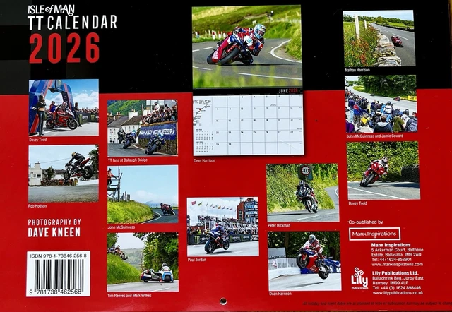 ISLE OF MAN TT Races Official 2026 Calendar - Brand new £7.58 - PicClick UK