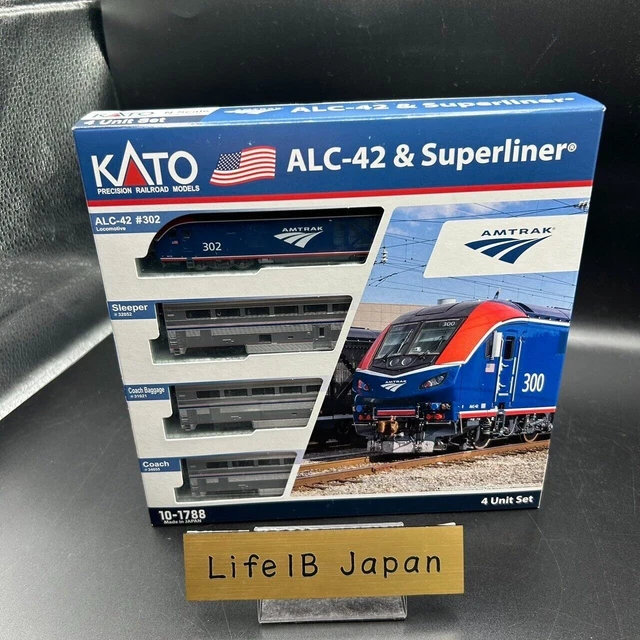 KATO N SPUR Amtrak ALC-42 & Superliner 4-Wagen-Set 10-1788 Modelleisenbahn EUR 177,02 - PicClick DE