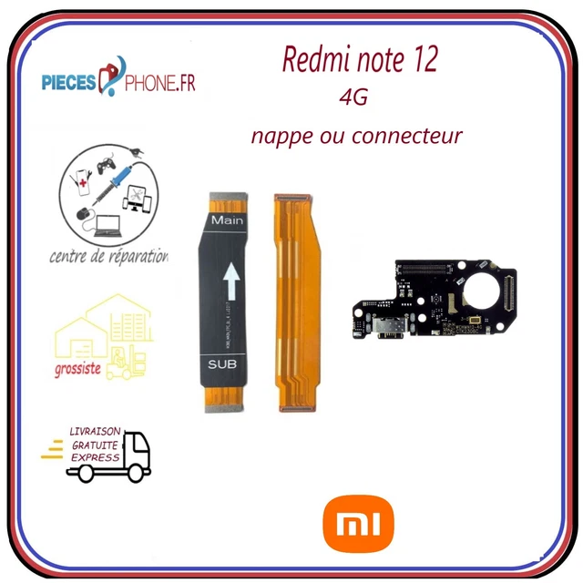 NAPPE MAIN FLEX-LCD ou connecteur xiaomi redmi note 12 4g ou 5g EUR 9 ...