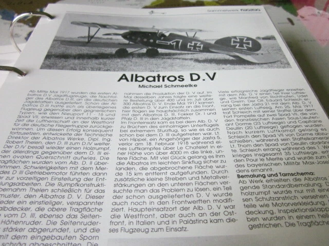 MILITÄRFLUGZEUGE A KAISERREICH Albatros D.V EUR 5,72 - PicClick DE