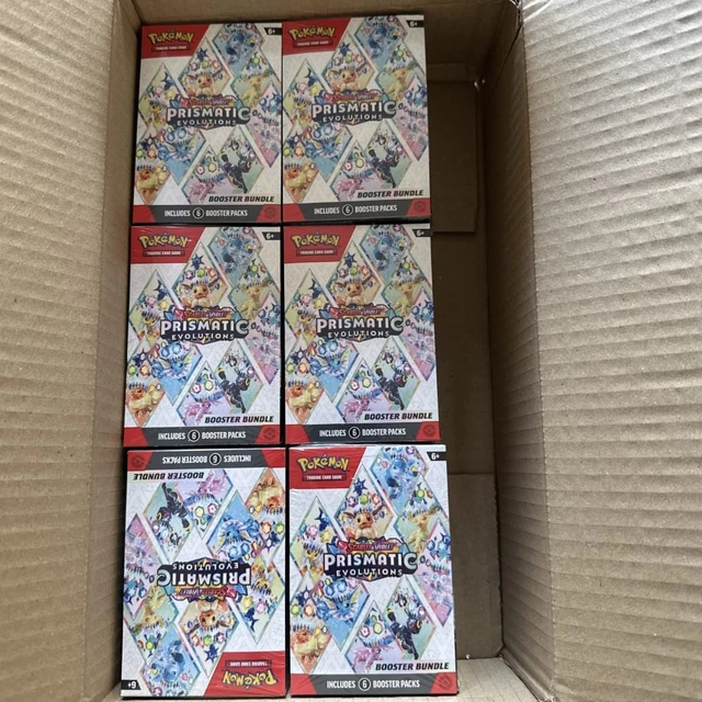 POKÉMON TCG: SCARLET & Violet-Prismatic Evolutions Booster Bundle x6 EUR 327,97 - PicClick IT