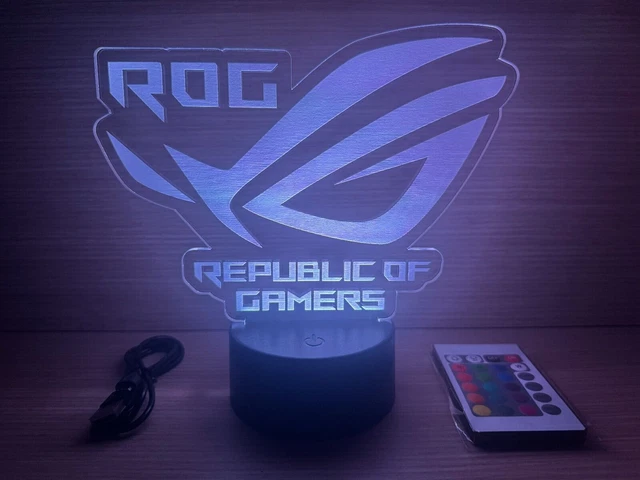 ASUS ROG LOGO RGB Led Lamp (Ally motherboard extreme RTX rampage) £40. ...