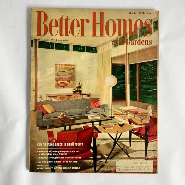 BETTER HOMES & Gardens October 1958 Magazine £25.82 - PicClick UK