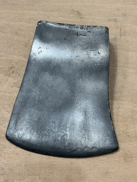 VINTAGE ELWELL 4LB Square Poll Tasmanian Tazzie Axe Head £115.00 ...