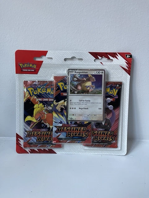 POKÉMON TCG: DESTINED Rivals 3 Pack Triple Blister Booster | UK - New ...