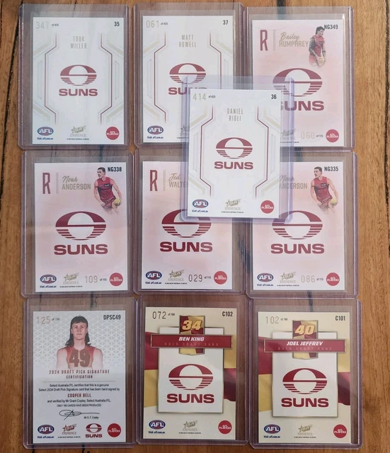 2025 SELECT EMINENCE 🔥GOLD COAST 🔥 Lot X 10 Cards $40.00 - PicClick AU